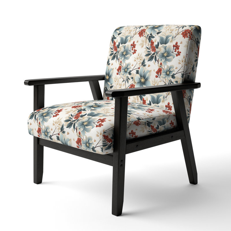 Red and white upholstered chairs store